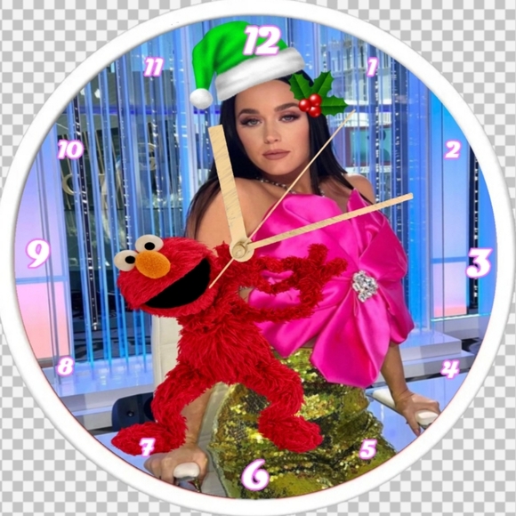 Katy Perry and Elmo | Wall Decor | Katy Perry And Elmo Clock | Poshmark